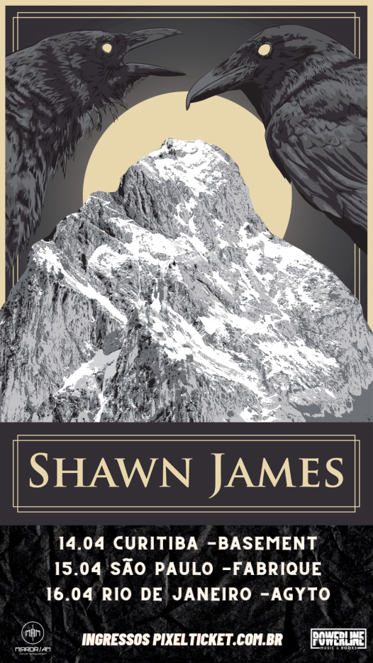 Shawn James faz três shows no Brasil - Laboratório Pop