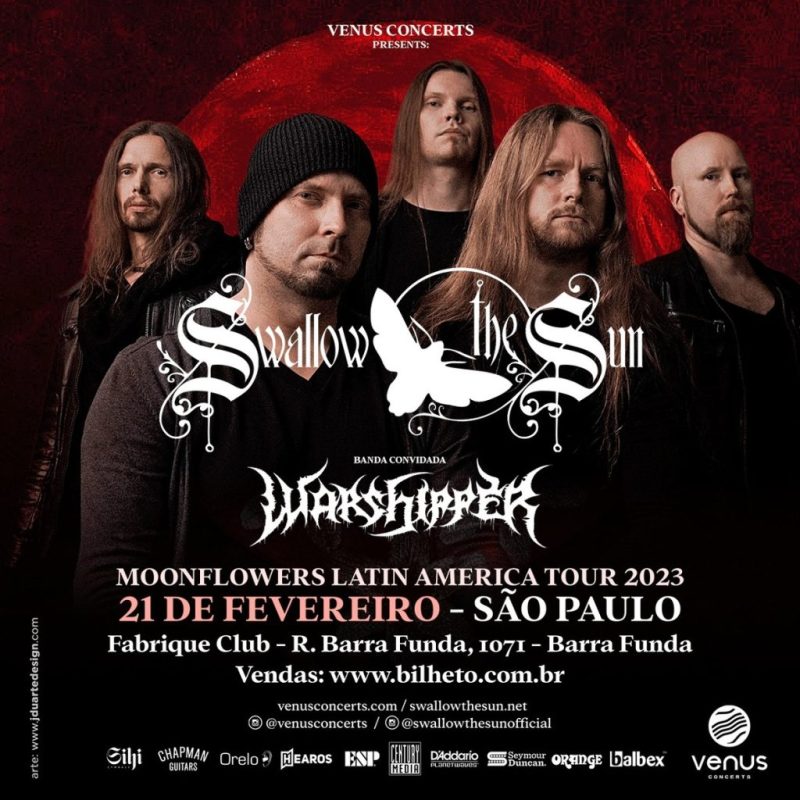 Swallow the Sun indicado ao Emma Gaala - Laboratório Pop